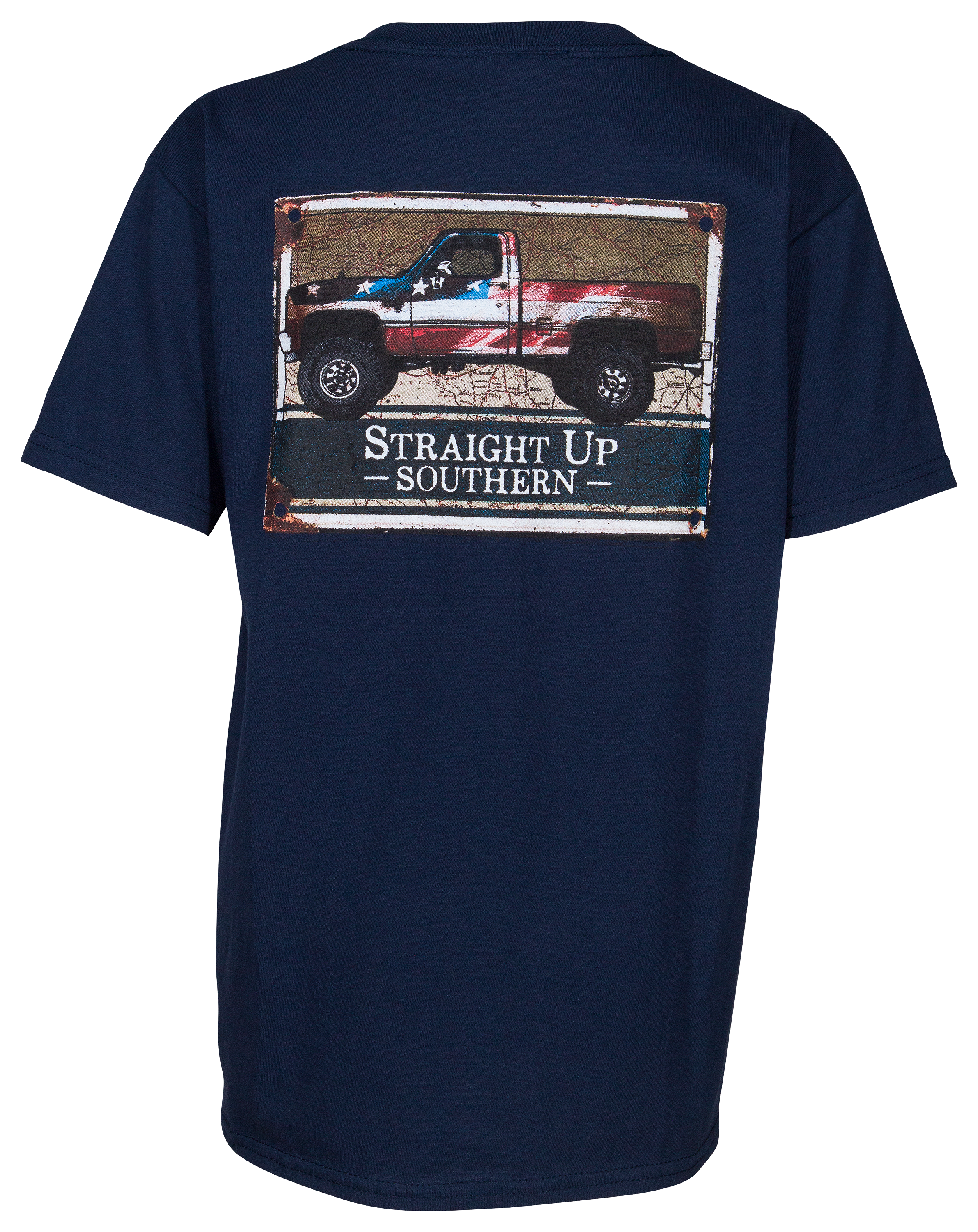 Straight Up Southern Rusted Truck Sign Short-Sleeve T-Shirt for Boys ...